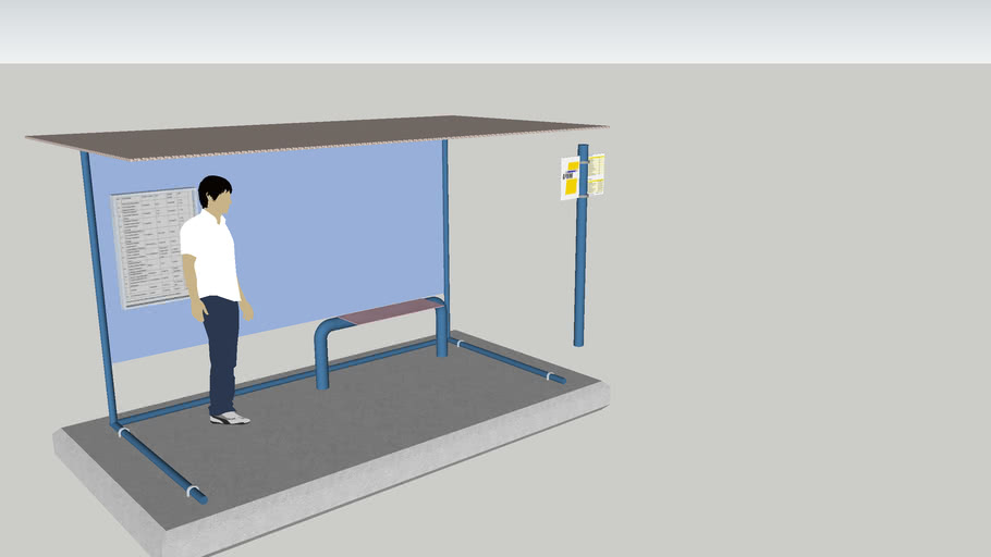 bus halte | 3D Warehouse