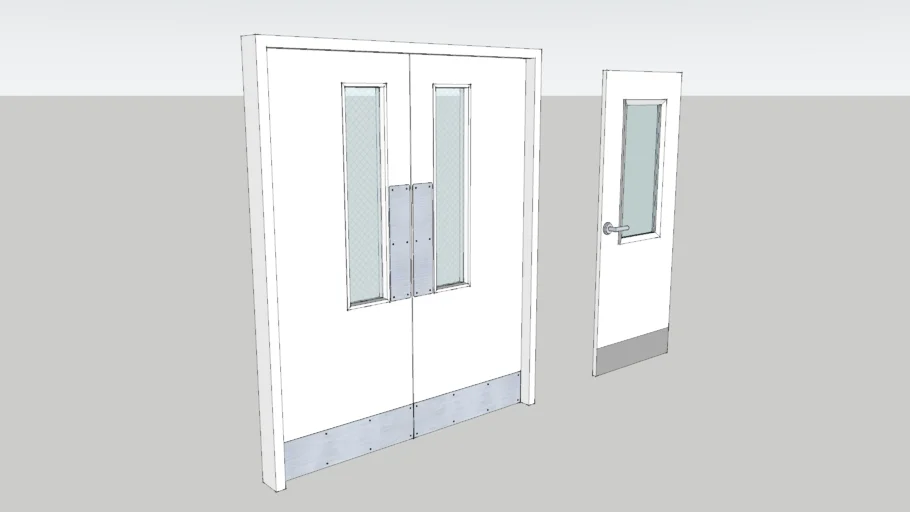 Vision Panel Doors | 3D Warehouse