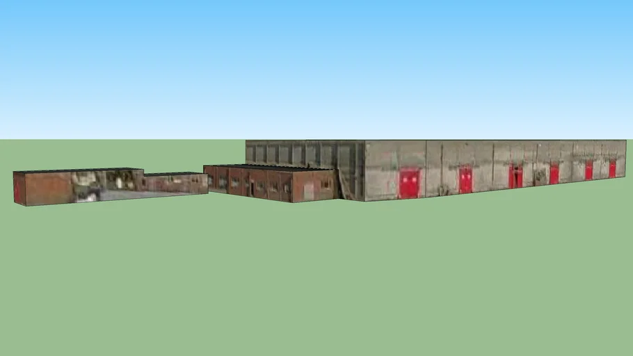 Shed at O Berth, Avonmouth Docks, Bristol | 3D Warehouse