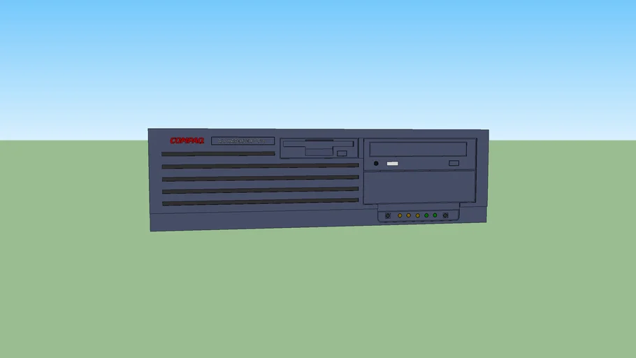 Compaq AlphaServer (model DS10) server/workstation computer | 3D Warehouse