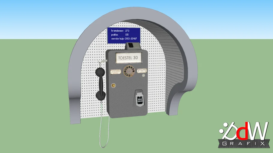 Phone booth | 3D Warehouse