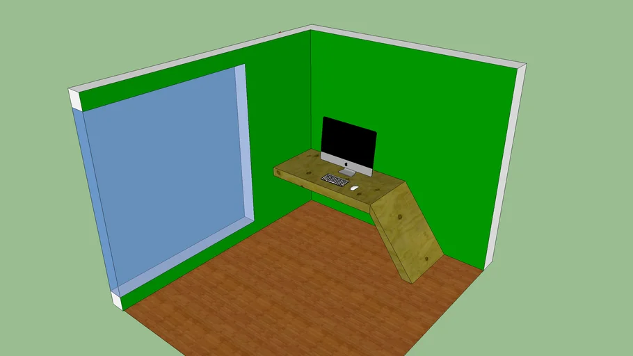 Simple Desk Idea | 3D Warehouse