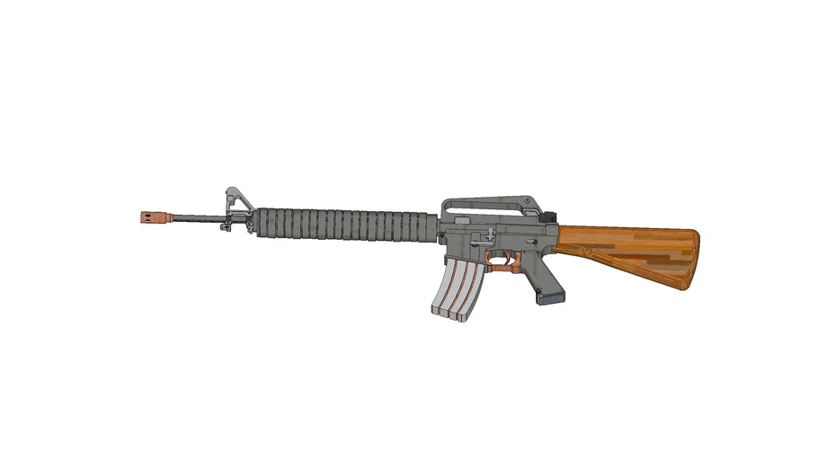 M-16 rifle | 3D Warehouse