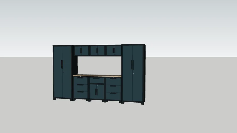 Biltema garage cabinets | 3D Warehouse