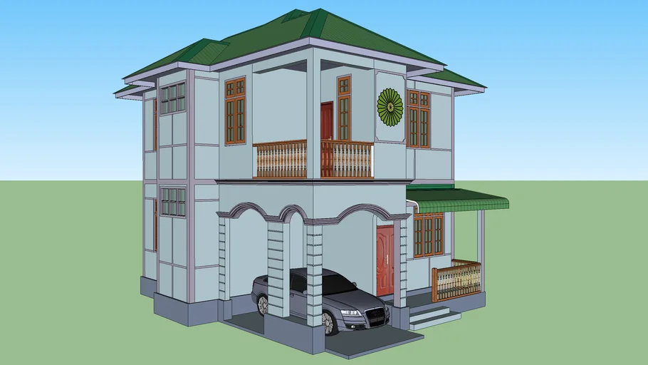 Small House in Myanmar | 3D Warehouse