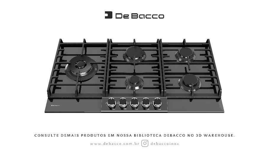 Cooktop - Montreal 90cm | 3D Warehouse