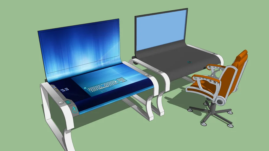 Computer desk | 3D Warehouse