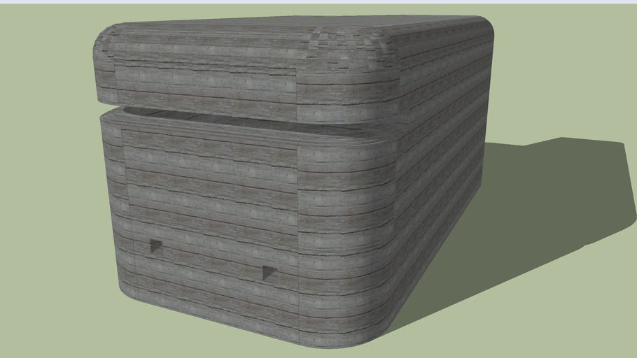 Huge bunker with interior | 3D Warehouse