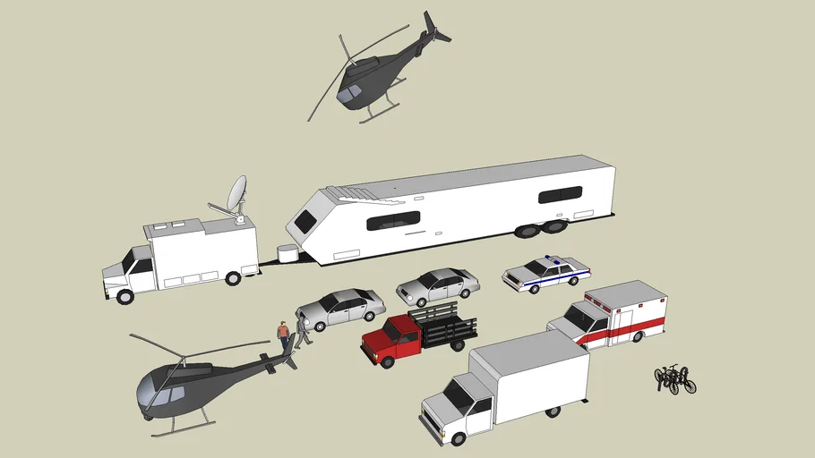 Long Caravan | 3D Warehouse