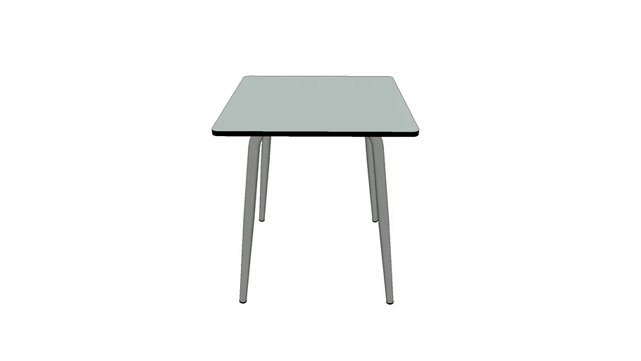 - Table SUN 65x65 - Plateau Menthe - Pieds Kaki.skp | 3D Warehouse