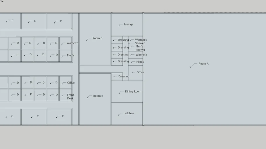 dB Studio Layout 2D | 3D Warehouse
