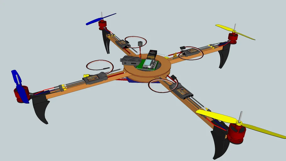 Quadcopter with KK2 | 3D Warehouse