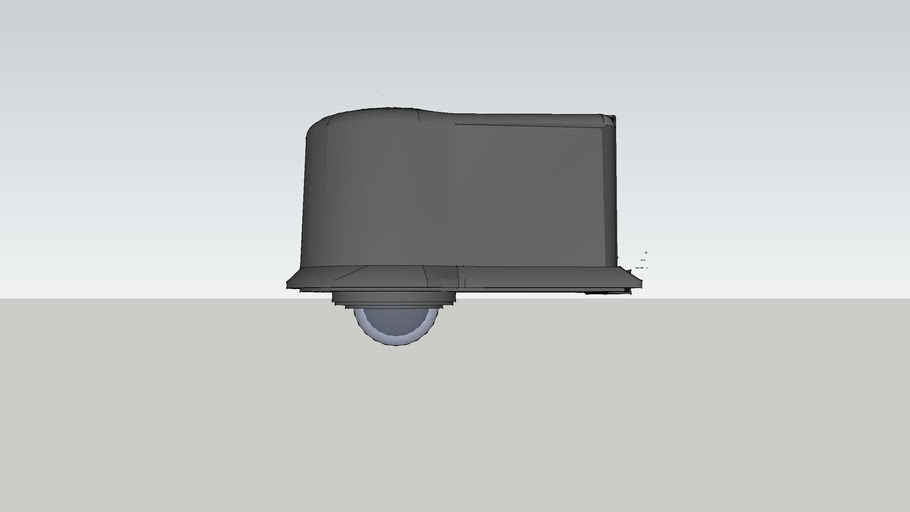 ADT Series 1445 rail mounted semi movement ptz dome | 3D Warehouse