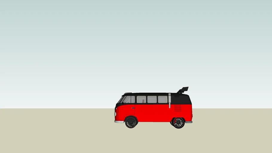 Tuned VW microbus | 3D Warehouse