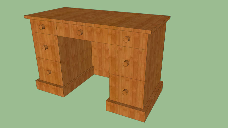 simple desk | 3D Warehouse