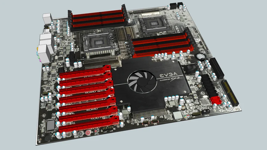 EVGA SR-2 Motherboard | 3D Warehouse