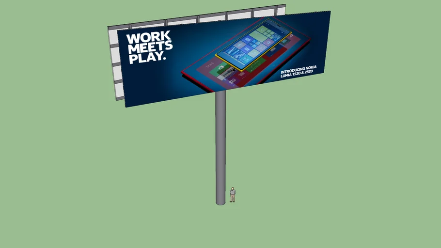 Billboard Nokia Lumia 2013 | 3D Warehouse