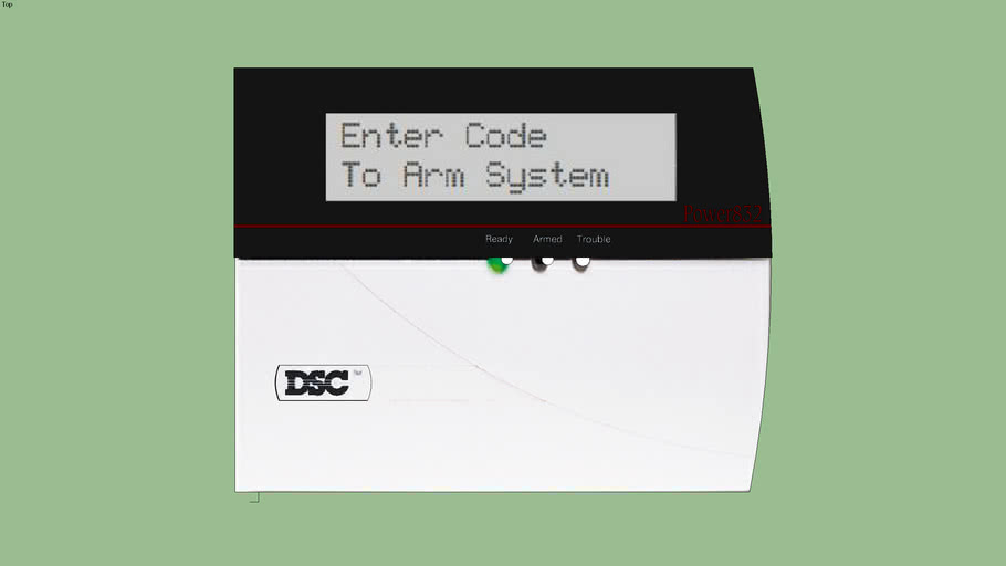 DSC PC5500Z Alarm Keypad | 3D Warehouse