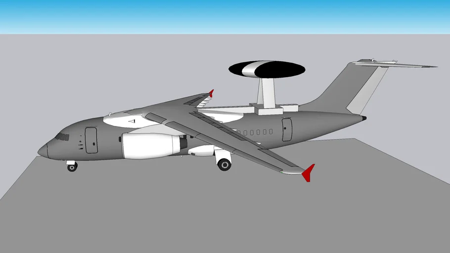 1st Antonov An145 SKRN AWACS | 3D Warehouse