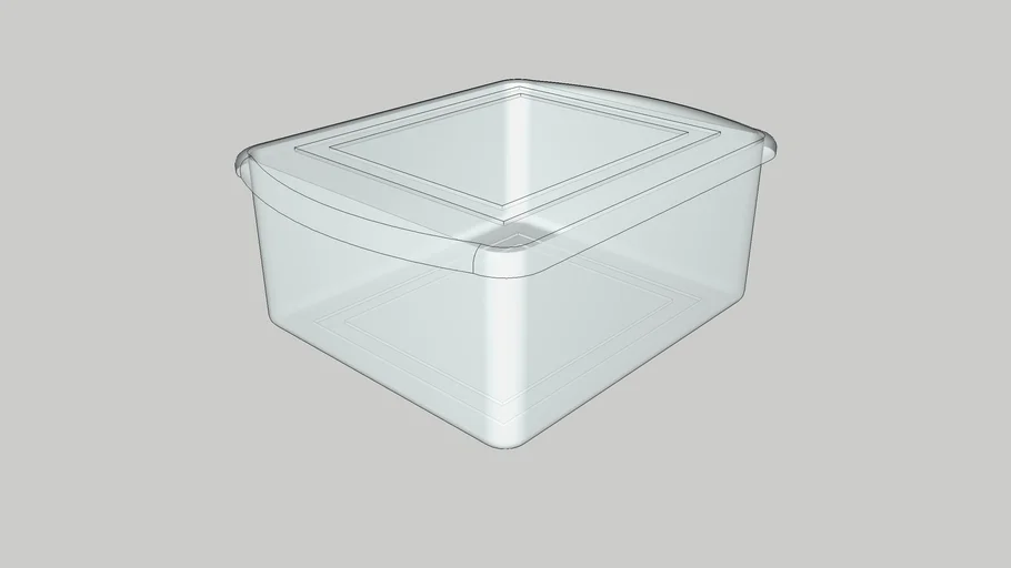 Plastic Bin | 3D Warehouse