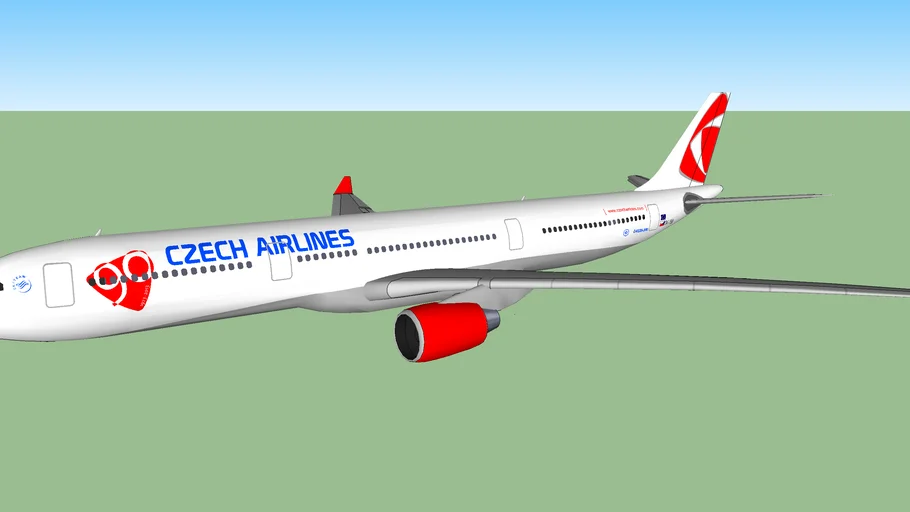 CSA Czech Airlines (2013) - Airbus A330-323X | 3D Warehouse