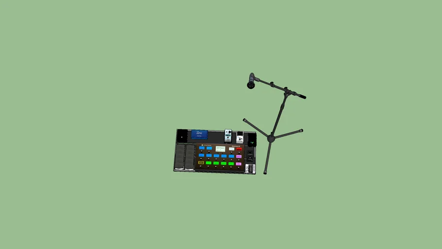 Isaac Hope RJM Pedalboard | 3D Warehouse