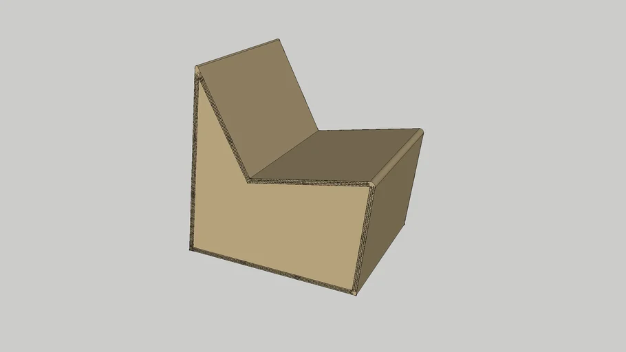Paper chair | 3D Warehouse