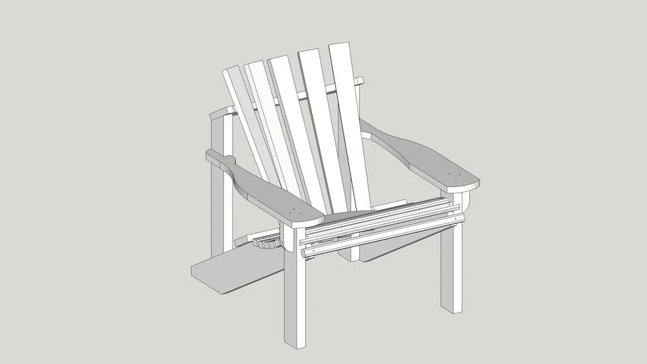 Adirondack Chair | 3D Warehouse