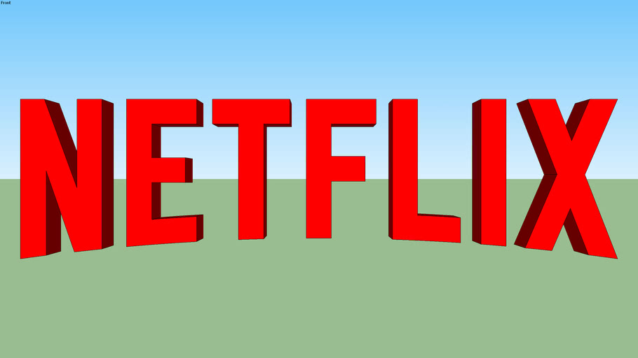 Netflix logo 2014 | 3D Warehouse