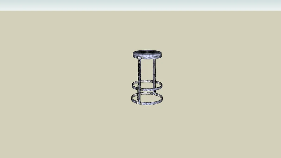 Bernhardt Design Aro Counter Stool | 3D Warehouse