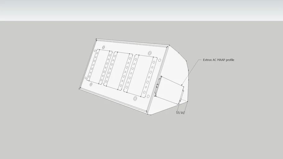 Tabletop AV box | 3D Warehouse