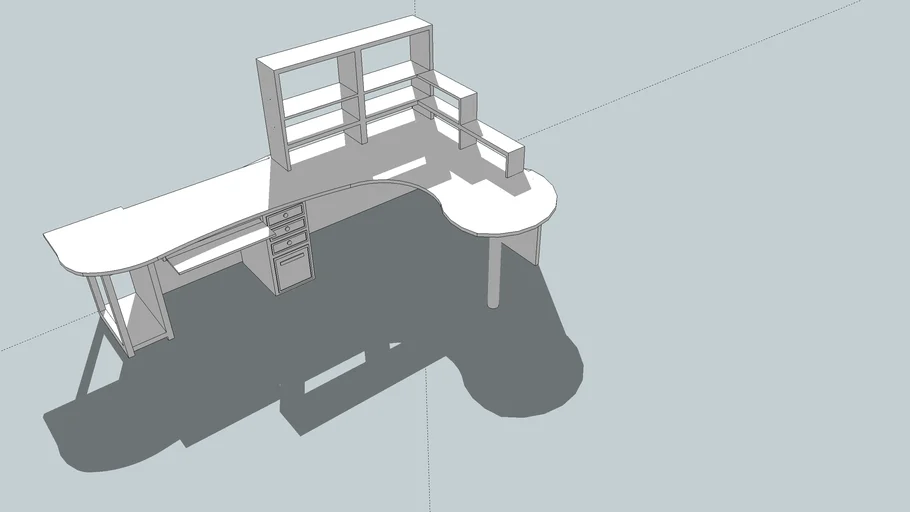 Computer Desk | 3D Warehouse