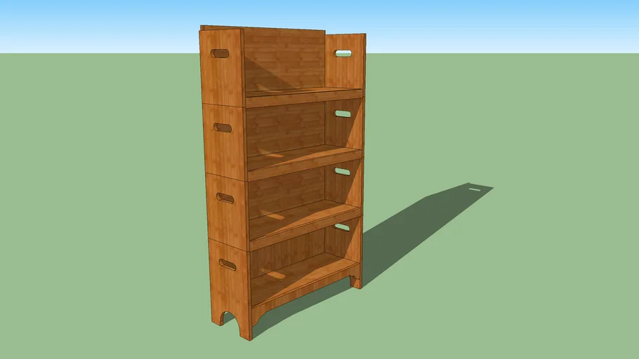 Modular Bookshelf | 3D Warehouse