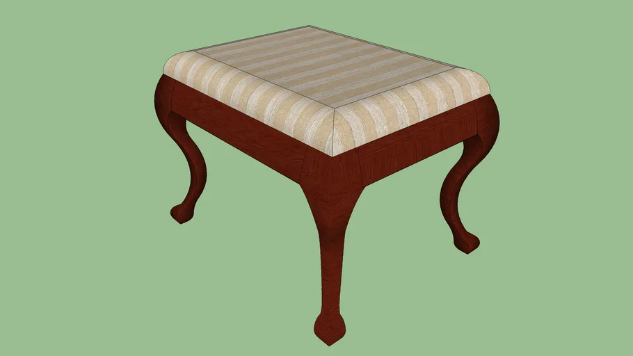 Baby Grand Piano Bench | 3D Warehouse