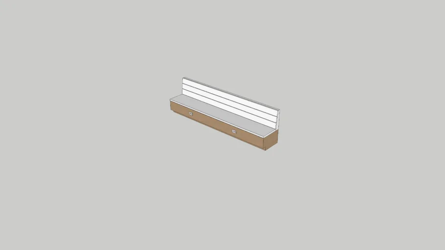 Booth Seat | 3D Warehouse