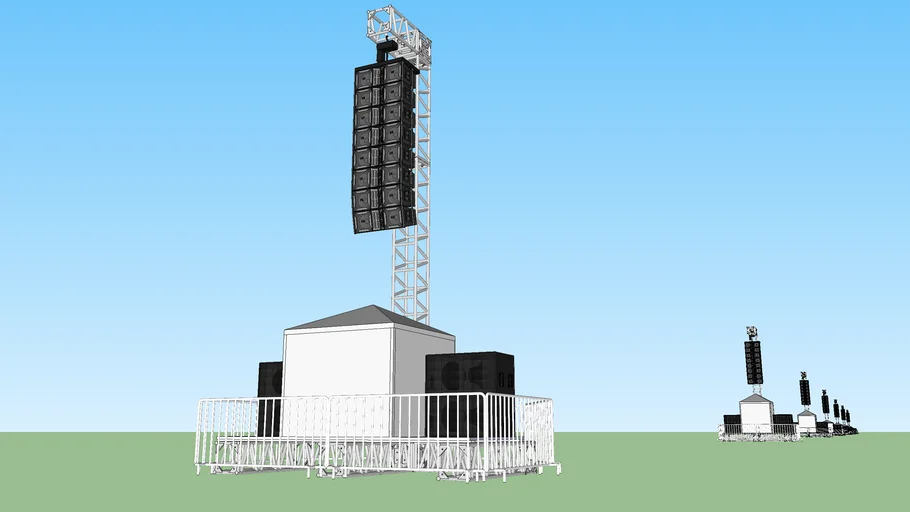 DELAY COM 8 JBL VERTEC E 4 MTL1 | 3D Warehouse