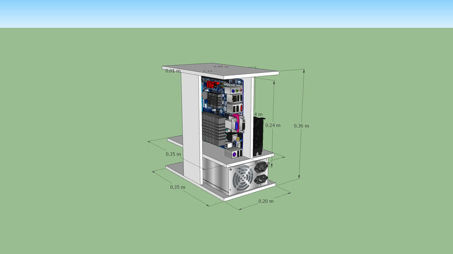 open pc case | 3D Warehouse