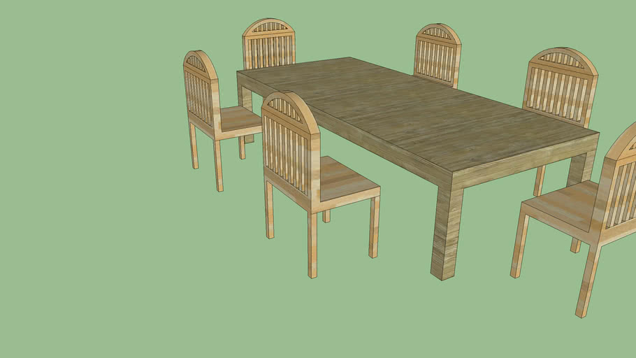 stol stul desti | 3D Warehouse