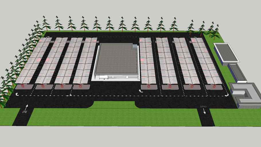 BUS TERMINAL 02 | 3D Warehouse