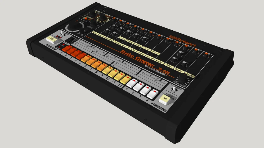 Roland TR-808 | 3D Warehouse