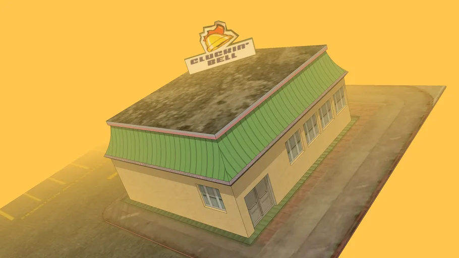 GTA San Andreas Cluckin Bell | 3D Warehouse