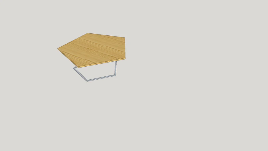 Pentagon table | 3D Warehouse