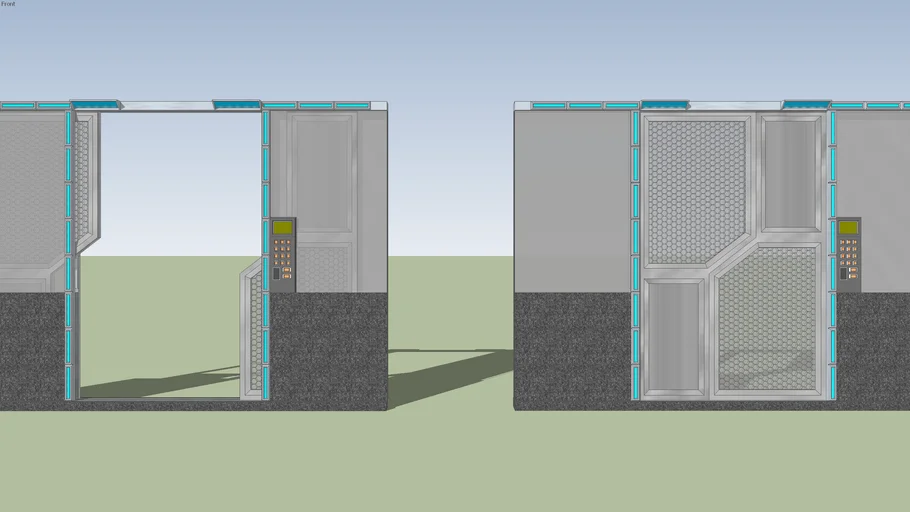 Futuristic Door | 3D Warehouse
