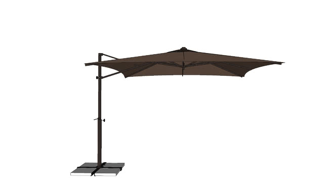 Ombrellone Lateral AG5 3x3m | 3D Warehouse