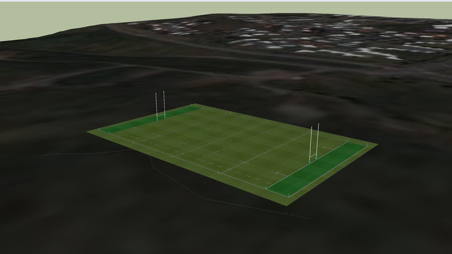 Future Rugby pitch in Iceland | 3D Warehouse