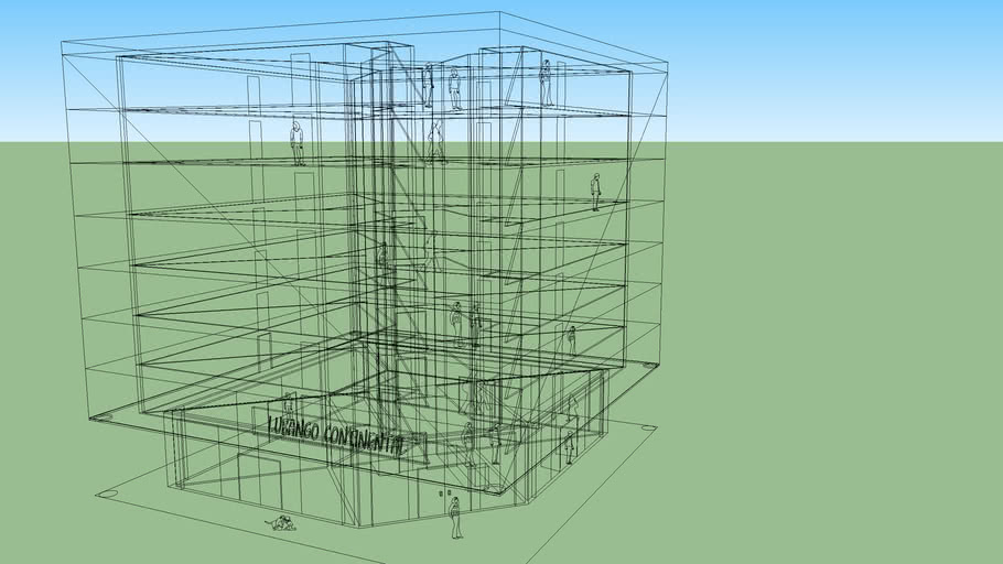 Estrutura EdifíCio lubango Continental | 3D Warehouse
