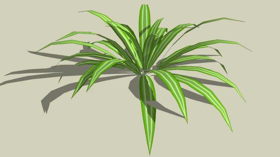 Tropical leaf plant | 3D Warehouse