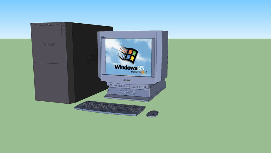 Sony Vaio desktop computer (PCV-90) (complete set) | 3D Warehouse