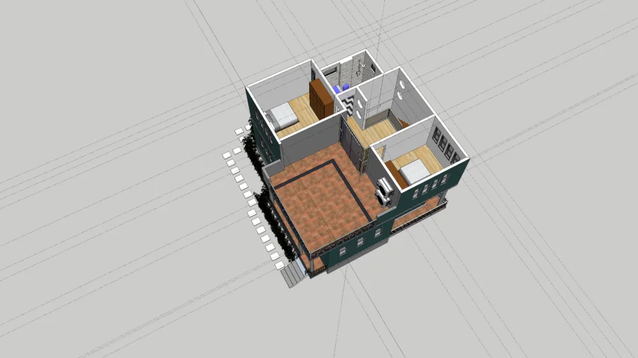 2 storey house | 3D Warehouse