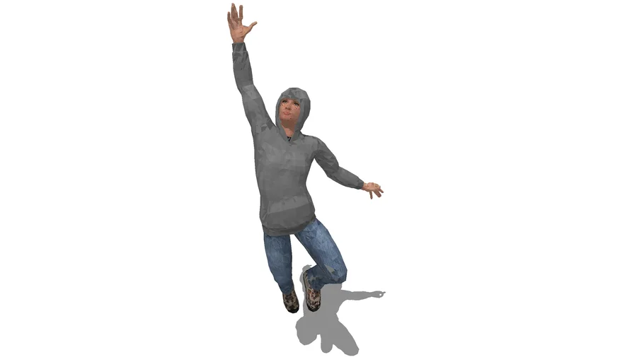 hoddie man jump 4 | 3D Warehouse
